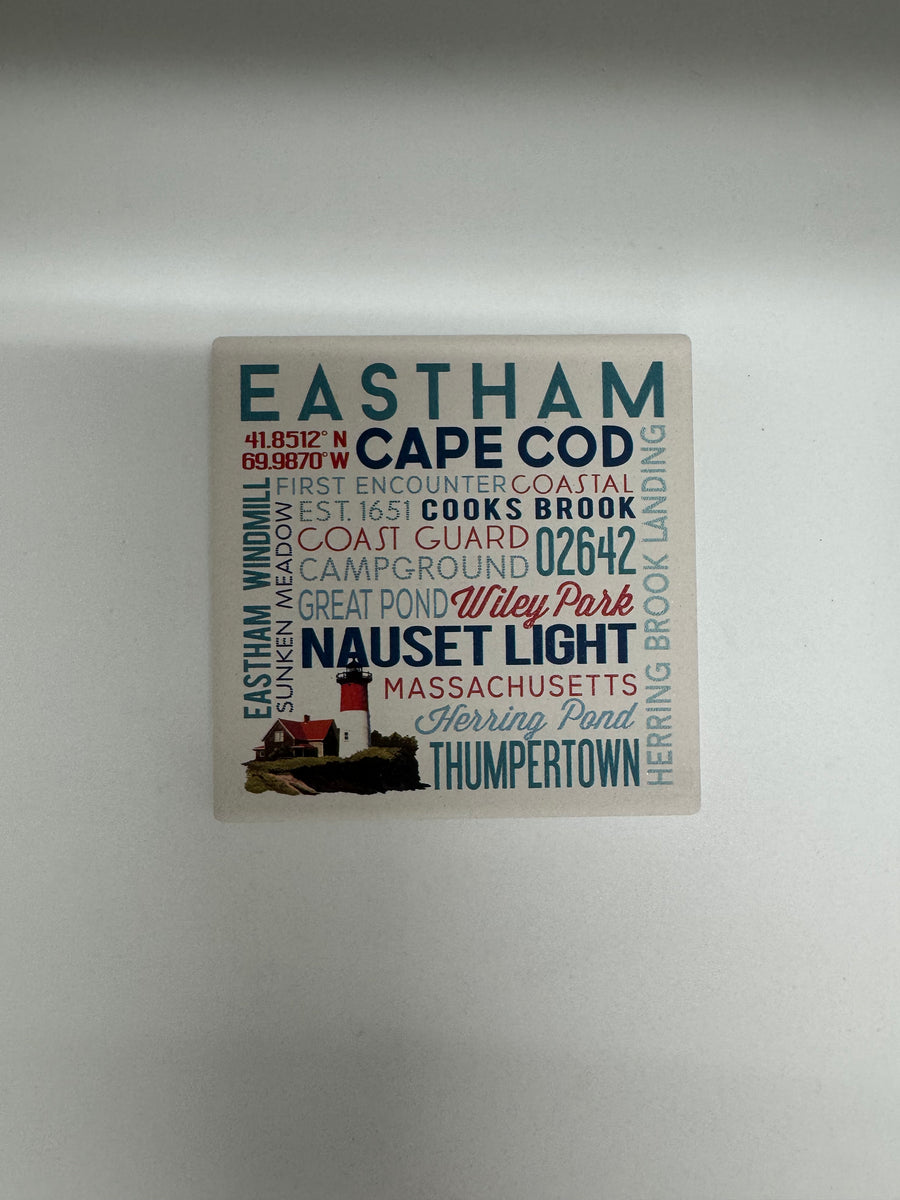 Eastham Collage Coaster – Cape Cod Gift Barn